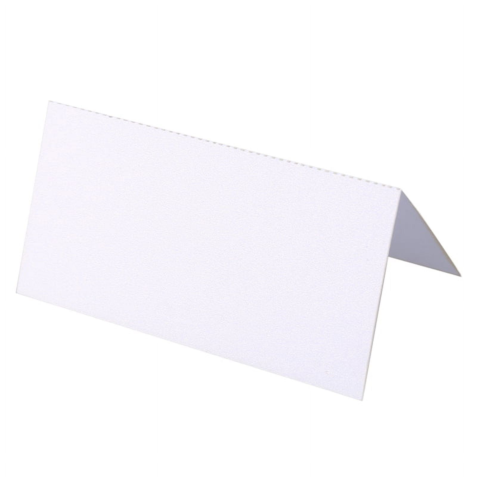 100 Blank Table Name Place Cards, Many Colours - White, Party, Wedding ...