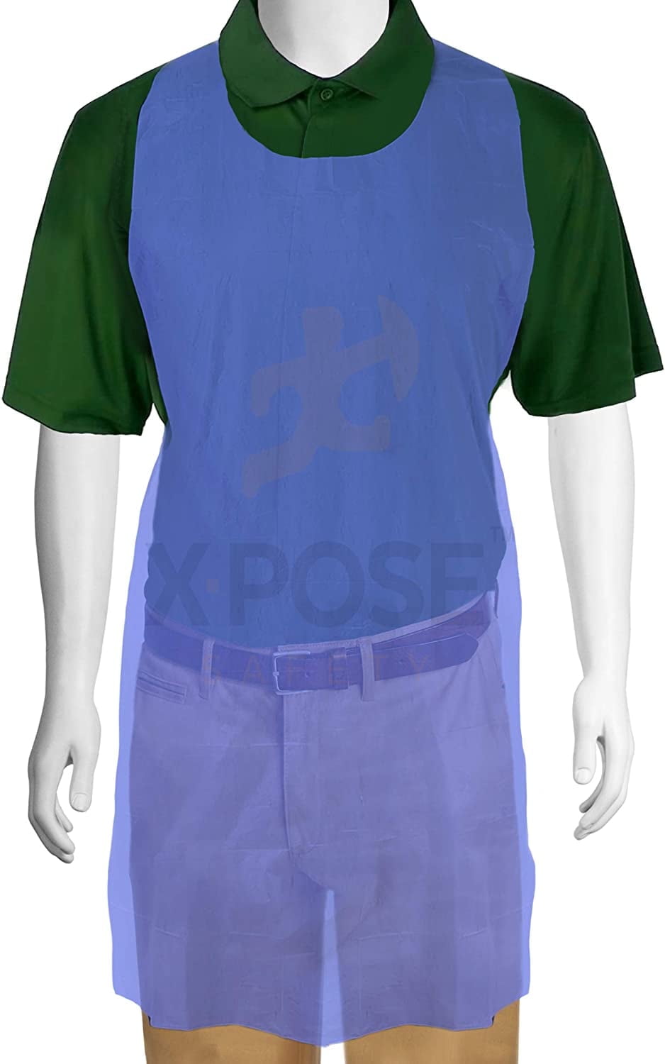 Xpose Safety Disposable Aprons, Blue (100 Pack), 24" x 48" - Walmart.com