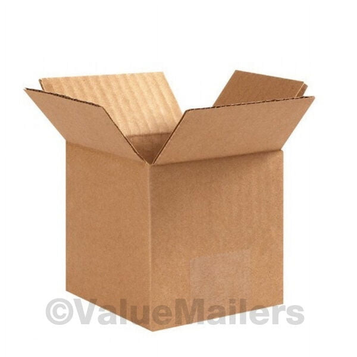 Walmart 100 Corrugated Carton Boxes, 50 each of Sizes 6x4x4 & 6x6x6 for ...