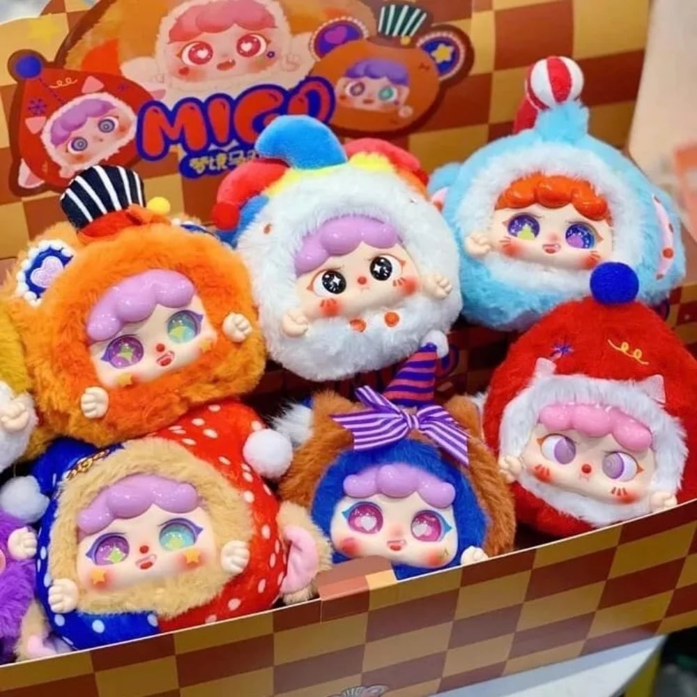 [100% Brand New] Baby Three Migo Circus (1 box or 1 set) Gift Plush ...