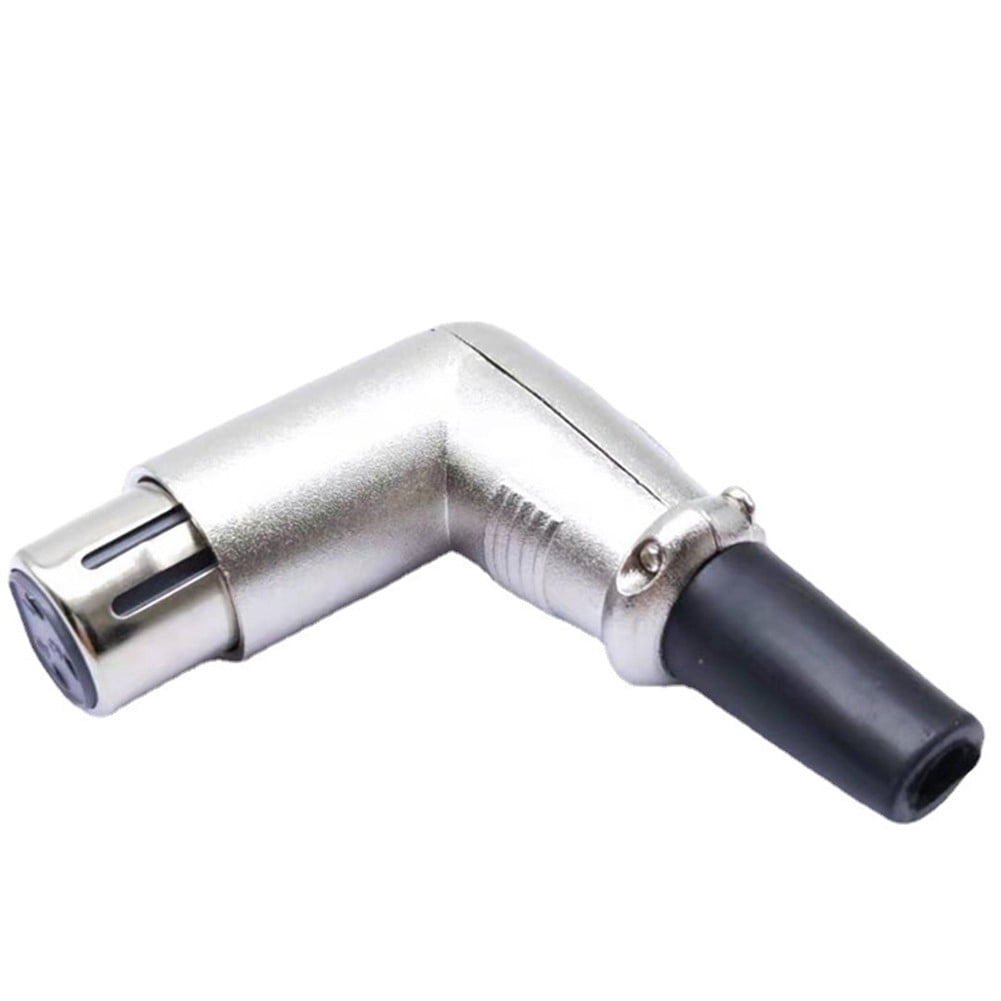 100% Brand New Converter Audio Cable Right Angle XLR Plugs 1 Pack 1 Pcs ...
