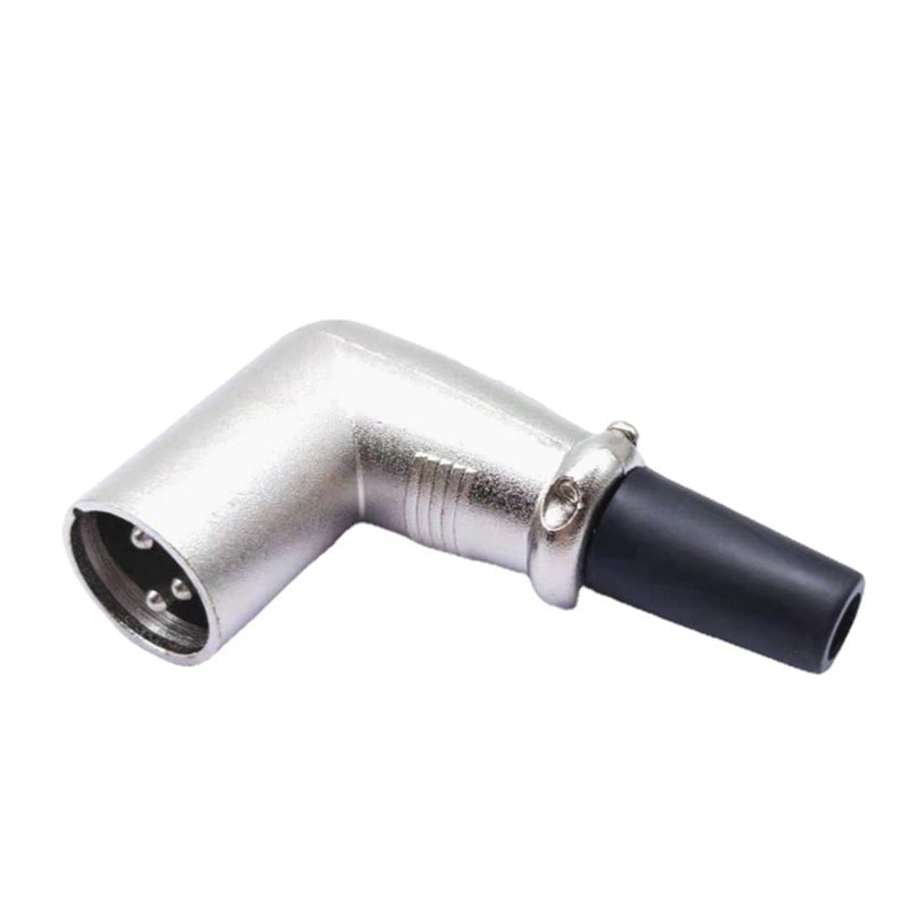 100% Brand New Converter Audio Cable Right Angle XLR Plugs 1 Pack 1 Pcs ...