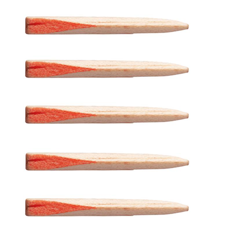 100/Bx Dental Wedges Color-coded Wood for Easier Tooth Separation ...
