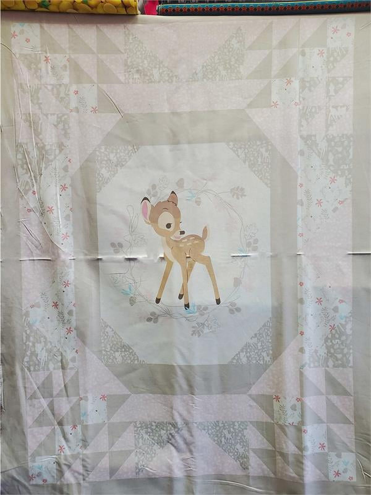 100% COTTON DISNEY'S BAMBI Printed Panel Fabric - IN GEOMETRIC ...