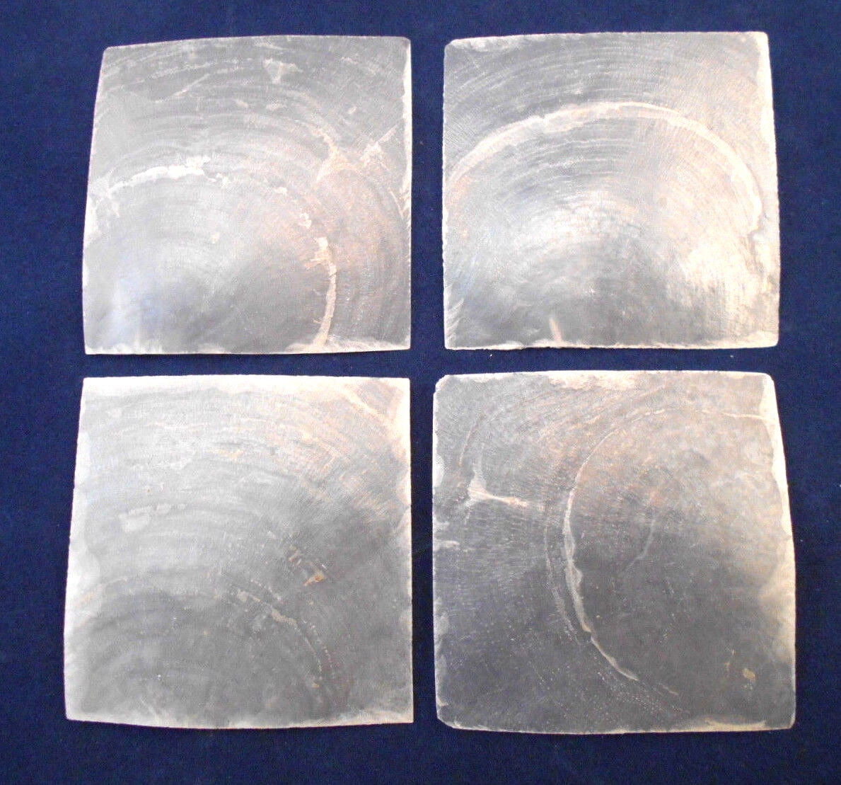 100 Capiz Shells Square Cut 2" (50mm) No Holes Crafts Windchimes ...