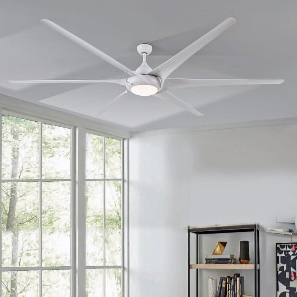 "100"" Reversible DC Motor Ceiling Fans with 3 Color Temperature LED ...