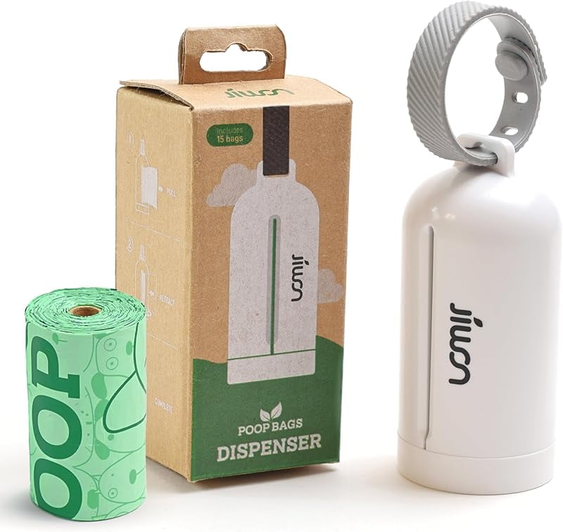 100% Certified Home Compostable Dog Poop Bags, 120 Count (8 Rolls), 9 ...