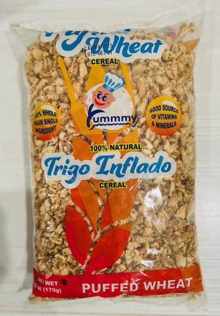 100% Certified Natural Vegan Puffed Wheat Cereal for Balanced Diet 170 ...