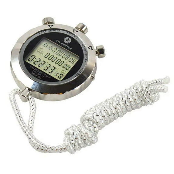 100 Channels Professional Metal Luminous Digital Stopwatch Timer ...