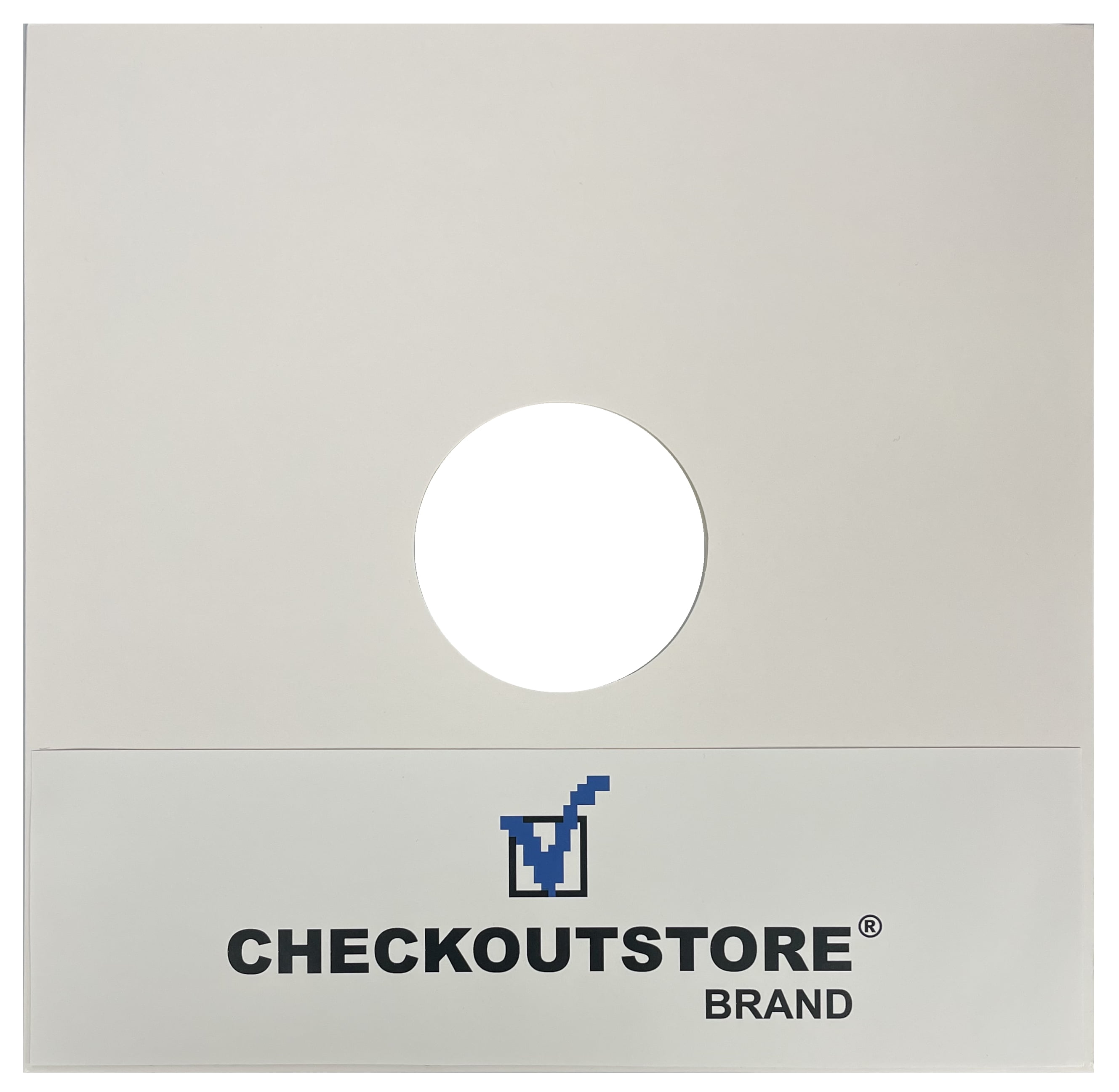 100 CheckOutStore Cardboard Jackets Album Cover /w Hole for 12" LP ...