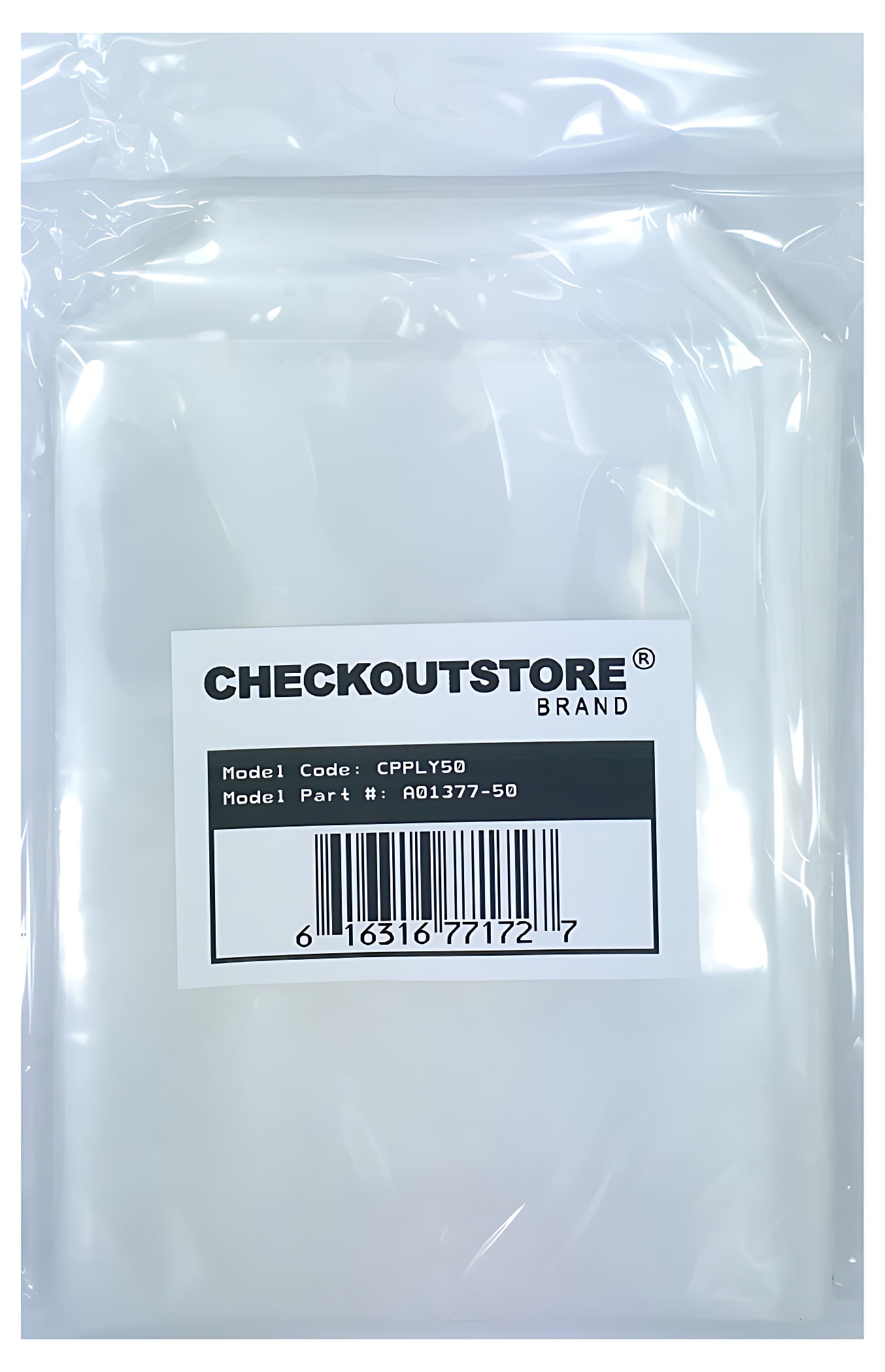 100 CheckOutStore Stamp & Die Clear Storage Pockets (5 5/8 x 7 3/8 ...