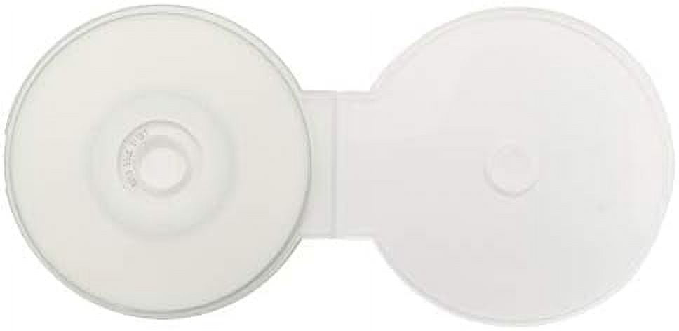 100 Clear MINI 8cm Clamshell CD DVD Case$$Furniture - Walmart.com