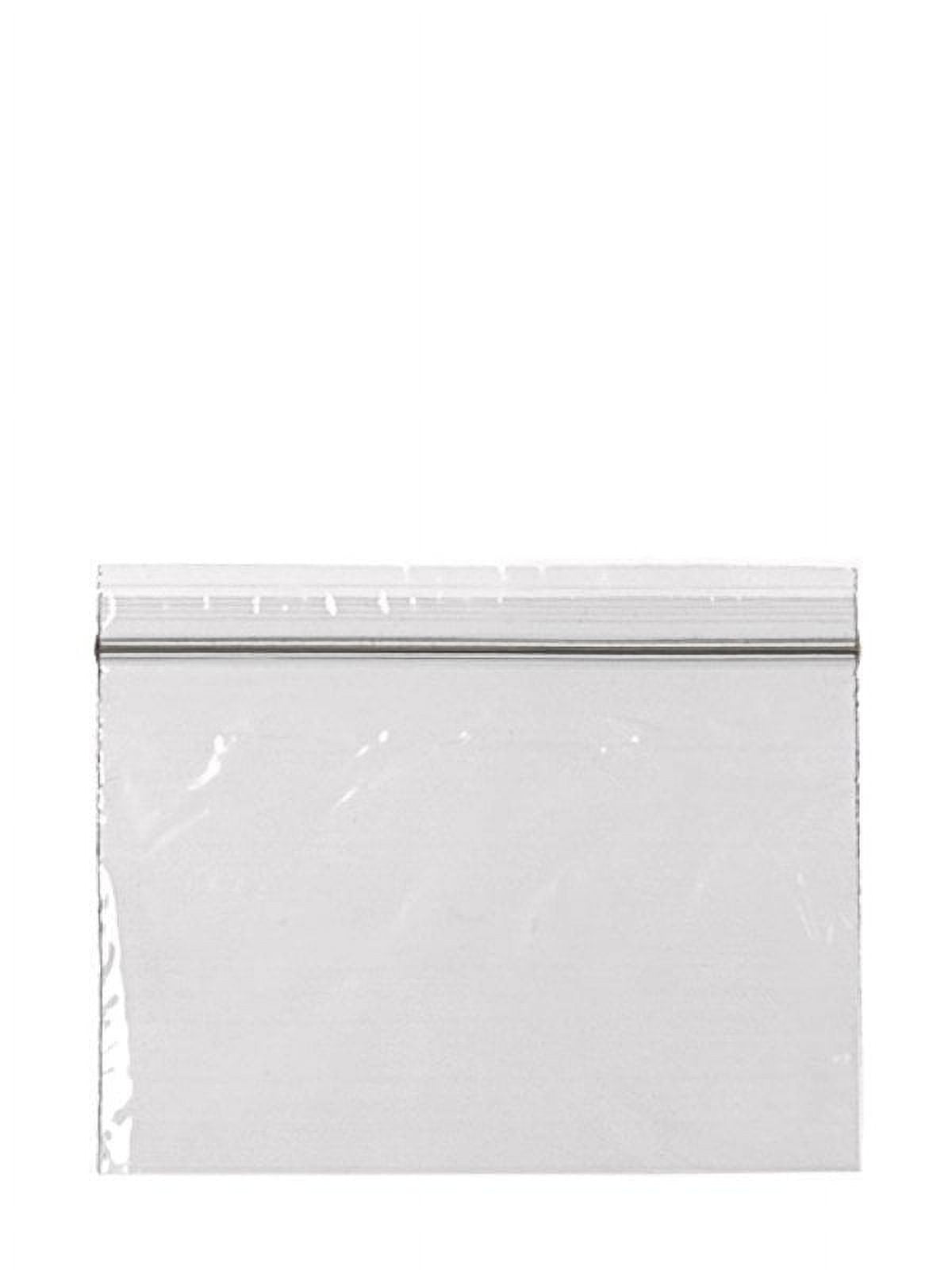100 Clear Plastic Zip Lock Bags Heavy Duty 8X6 inch Resealable Poly ...