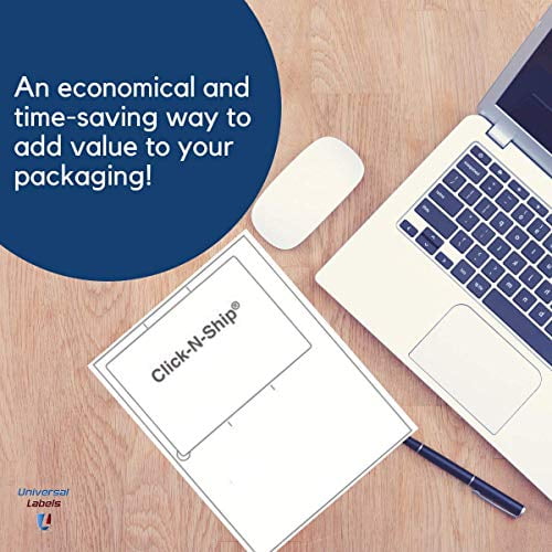 Click And Ship Labels Usps 50 Click Ship Labels With Tear Off Receipt ...