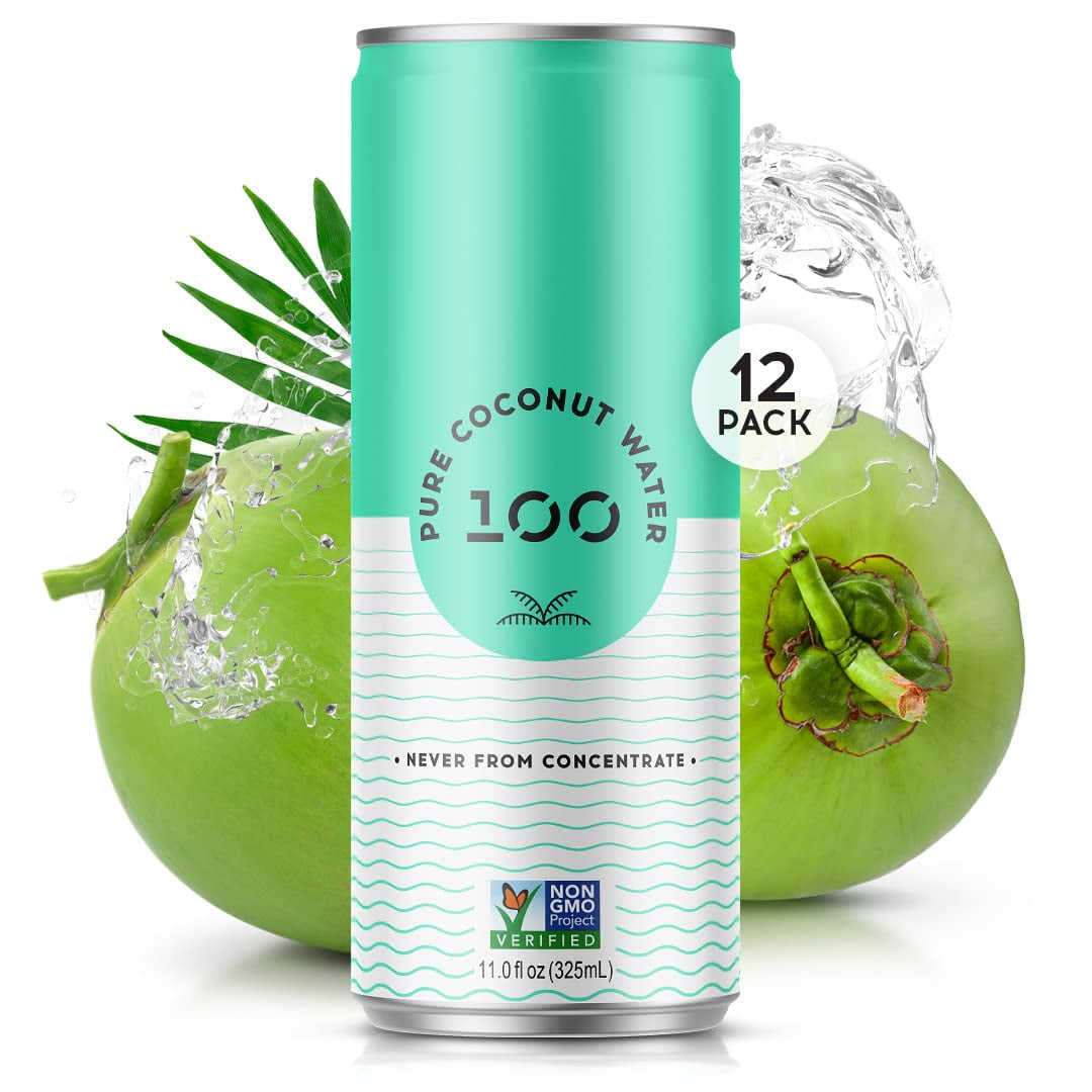 100 Coconuts Pure Coconut-100% Pure Coconut Water - Low Calorie All ...