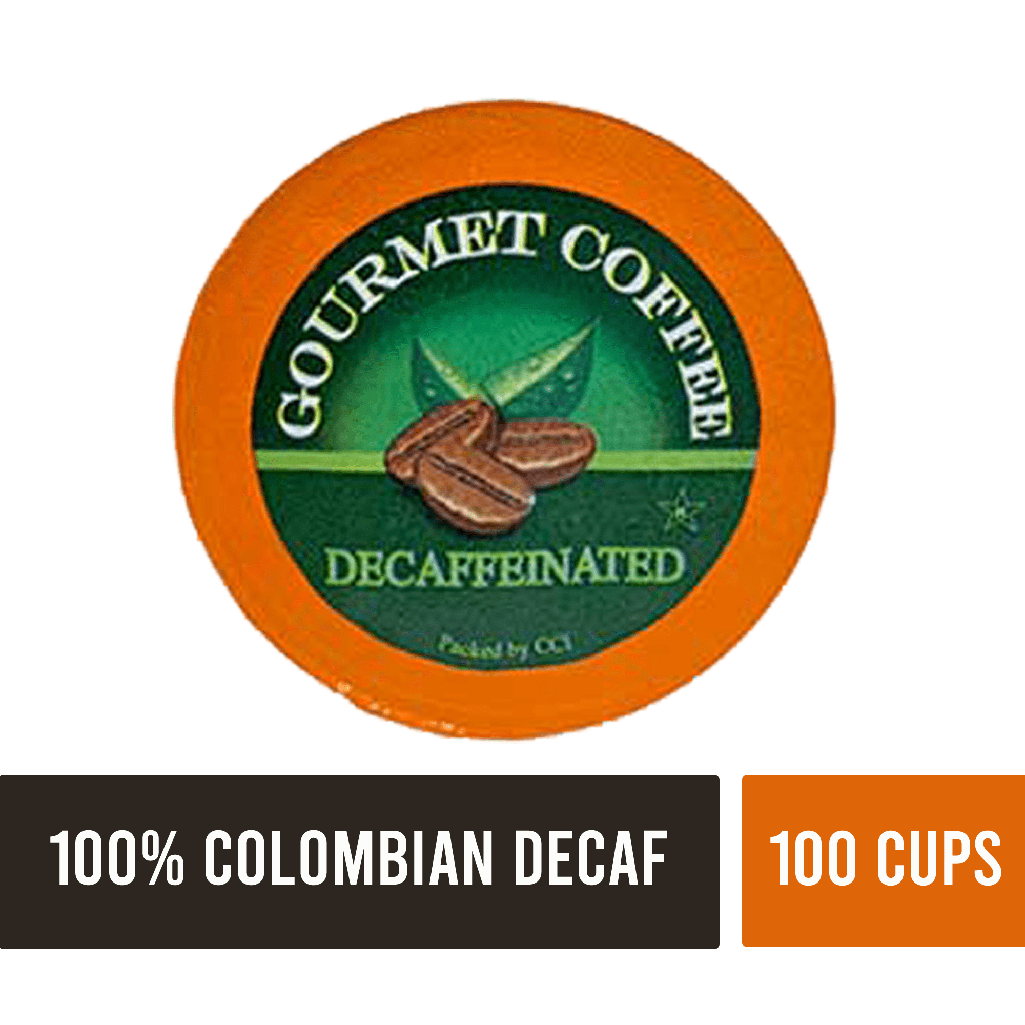 Corim 100% Colombian Decaf Coffee, Single Serve Cups, 100 Count ...