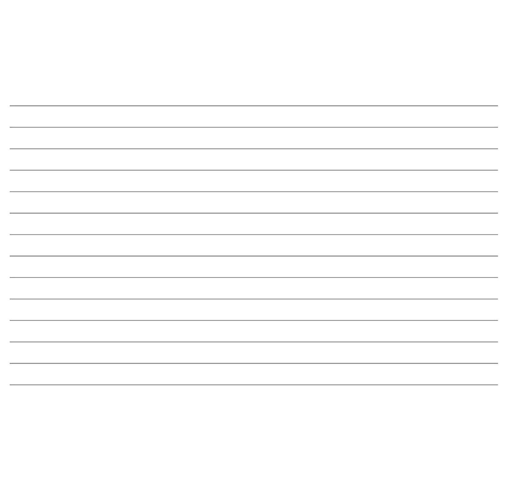 100 Color Cardstock 4" x 6" Index Cards, White, Lined Landscape Format ...
