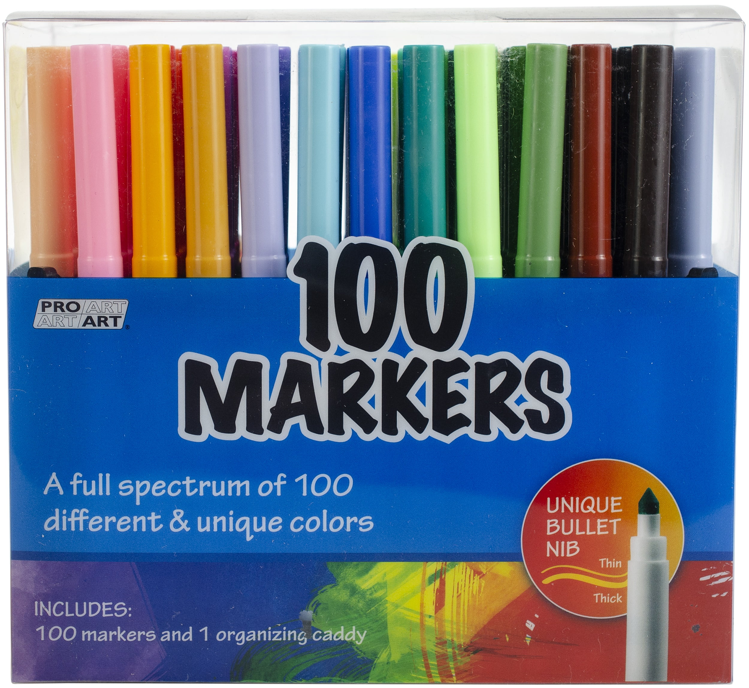 100-Color Marker Set - Assorted Colors, Set of 100 - Walmart.com