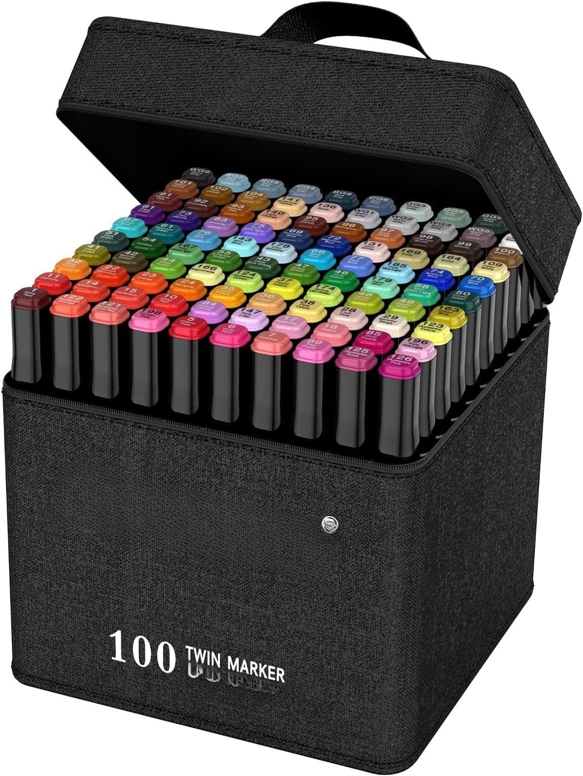 100-Colors Based markers, Markers Set, Dual Tip Sketching Drawing ...