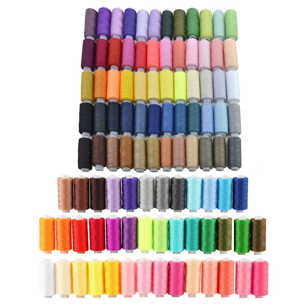 100 Colors Sewing Thread Kits Colorful Polyester Thread Set Sewing ...