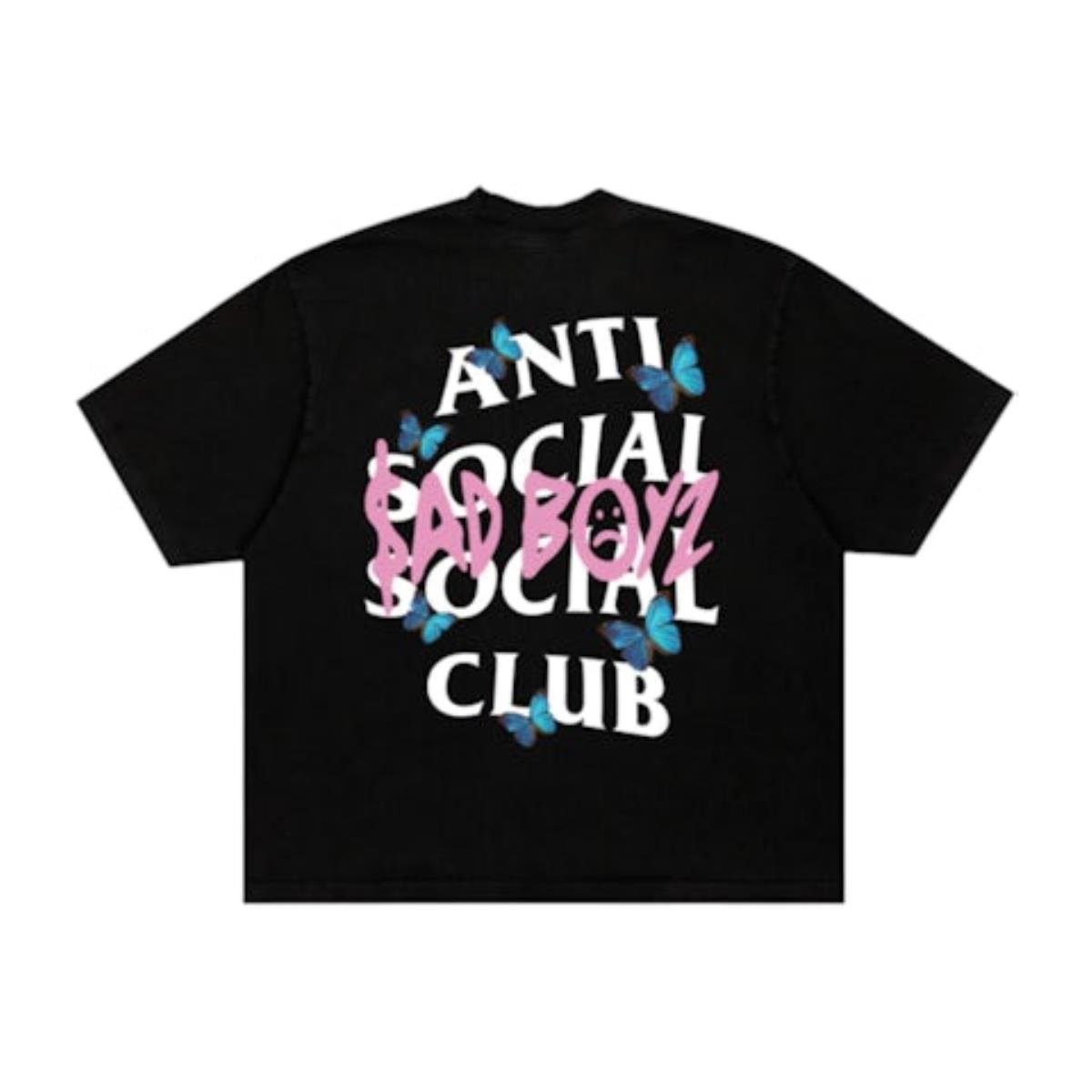100% Combed Cotton Round Neck T-Shirt Anti Social x Sad Boyz ...