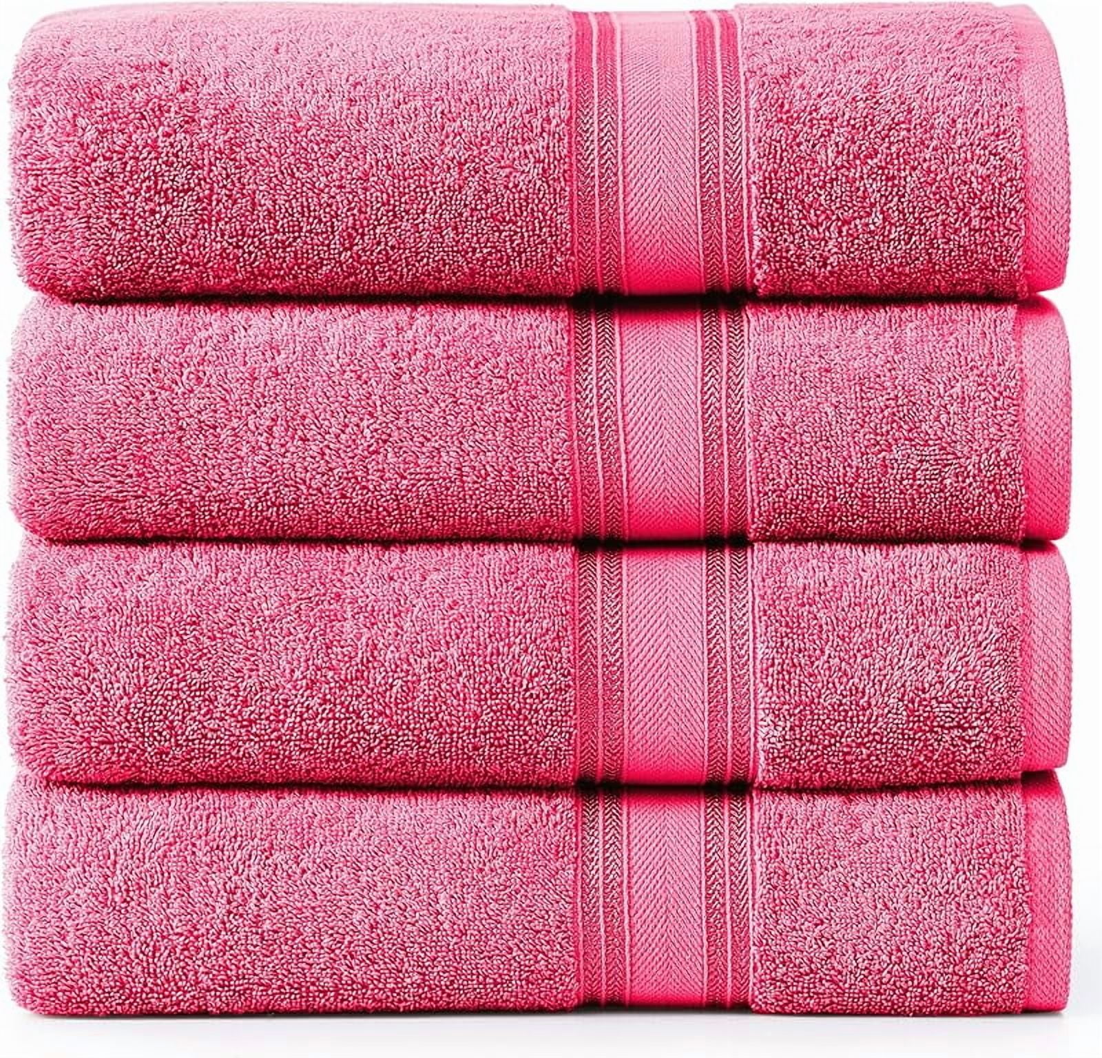 100% Cotton 18 Piece Bath Towel Set - Zero Twist, Quick Dry, Super Soft ...