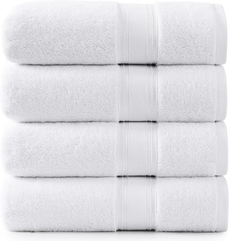 100% Cotton 18 Piece Bath Towel Set - Zero Twist, Quick Dry, Super Soft ...