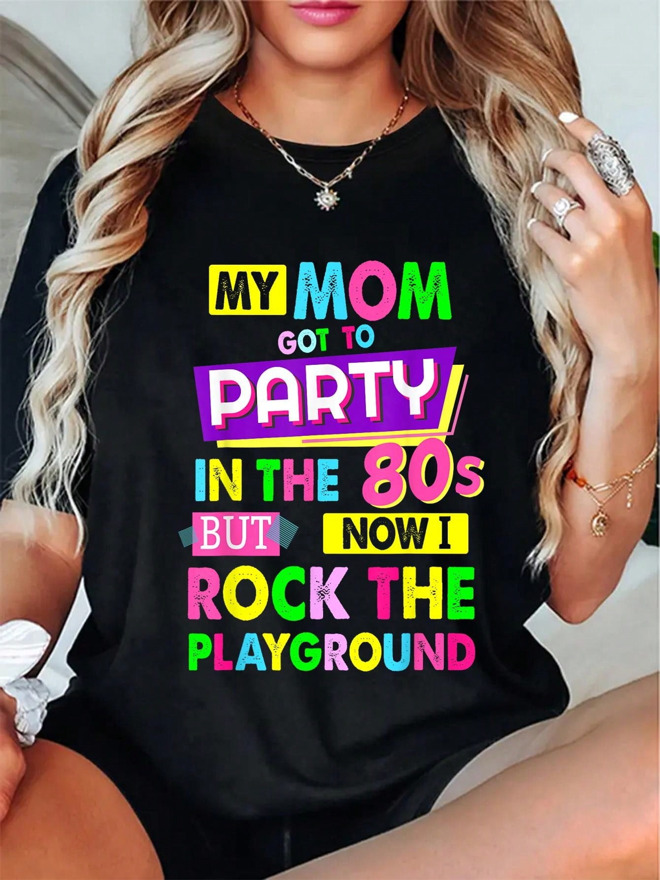 100% Cotton 80s Outfit Idea For & Novelty 1980s 80s Themed T-Shirt ...