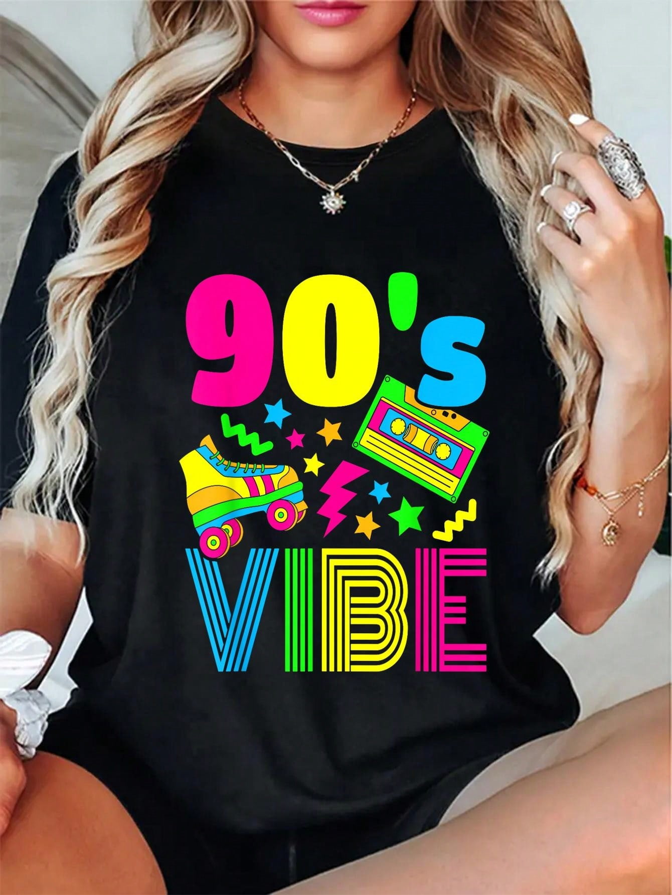 100% Cotton 90s Vibe 1990s Fashion 90s Theme Outfit Nineties Theme ...