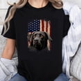 100% Cotton American Flag Dog Face Design T-Shirt - Walmart.com