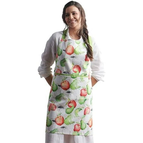 100% Cotton Apron for women with Pocket Kitchen Chef Apron for Men ...