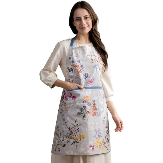 100% Cotton Apron for women with Pocket Kitchen Chef Apron for Men ...