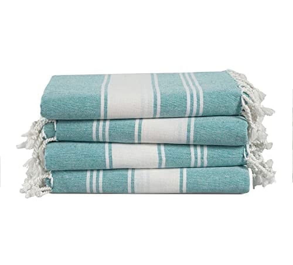 Chmadoxn Cotton Beach Towels Quick Dry Absorbent Oversized Bath Pool Swim Towel Striped Printed ...