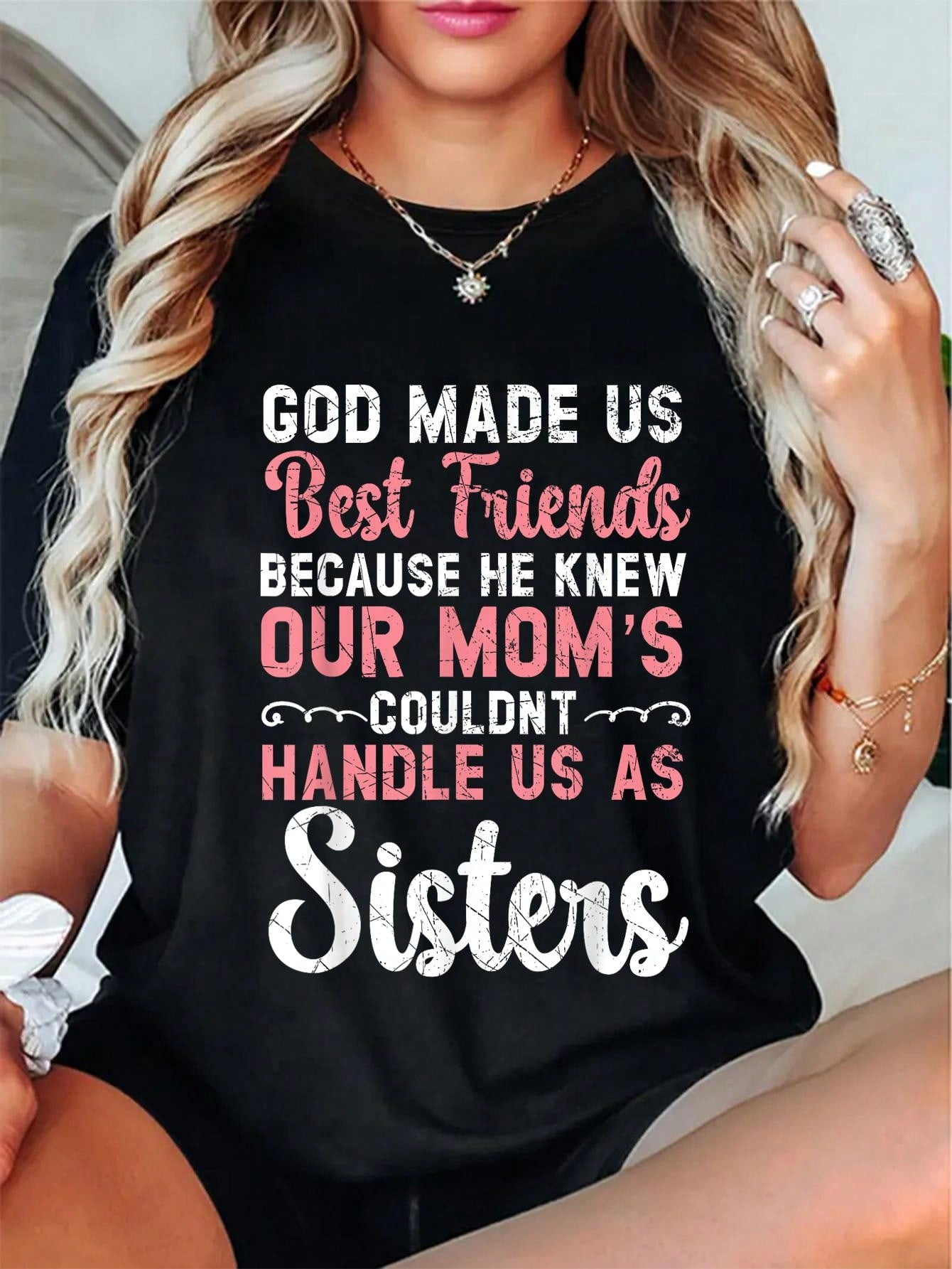 100% Cotton Best Friend Forever Friendship Bestie BFF T-Shirt - Walmart.com