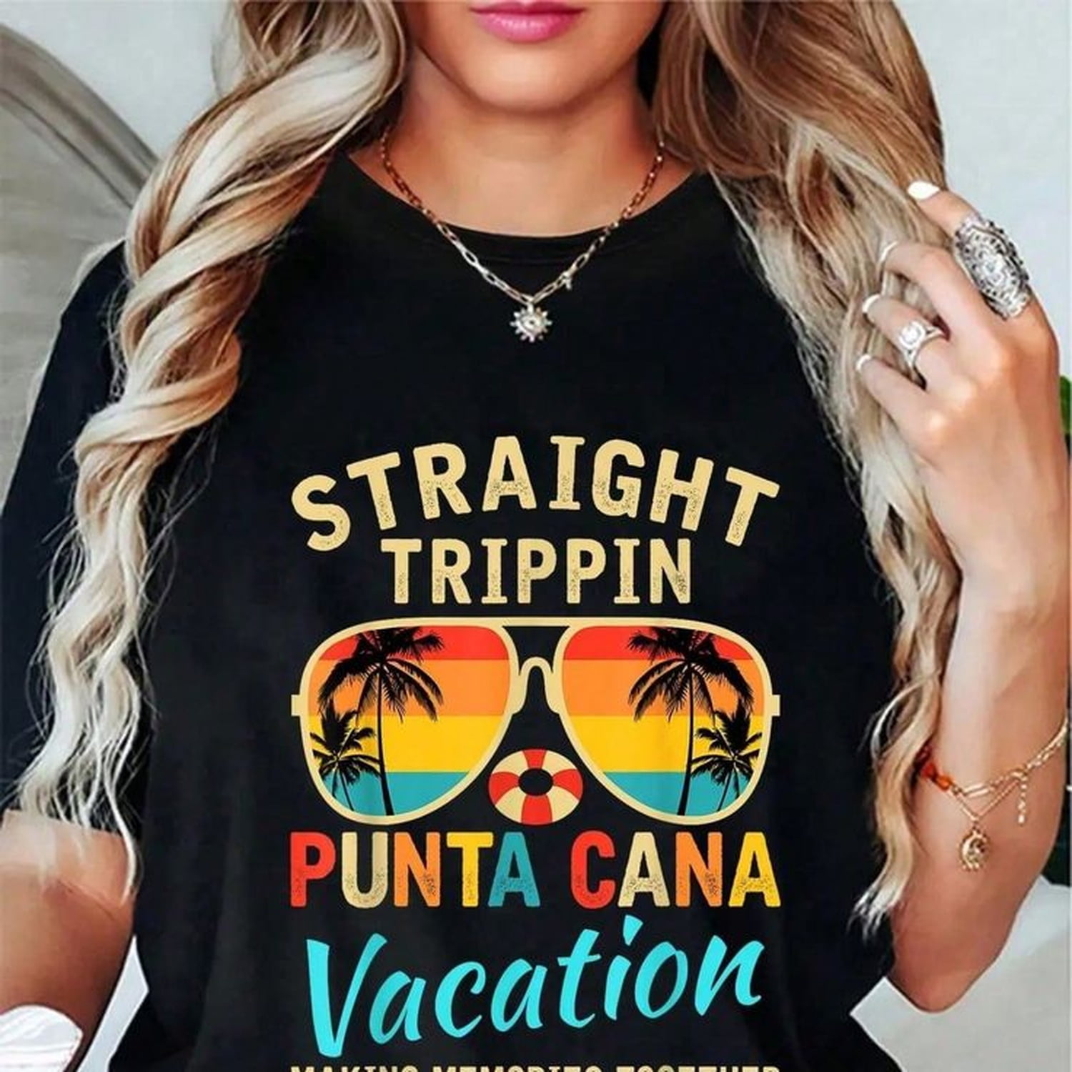 100% Cotton C1Asual hirt Straight TR1ippin Punta C1Ana 2025 Beach ...