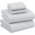 100% Cotton California King Sheet Sets, 4 Pieces, Soft & Breathable ...