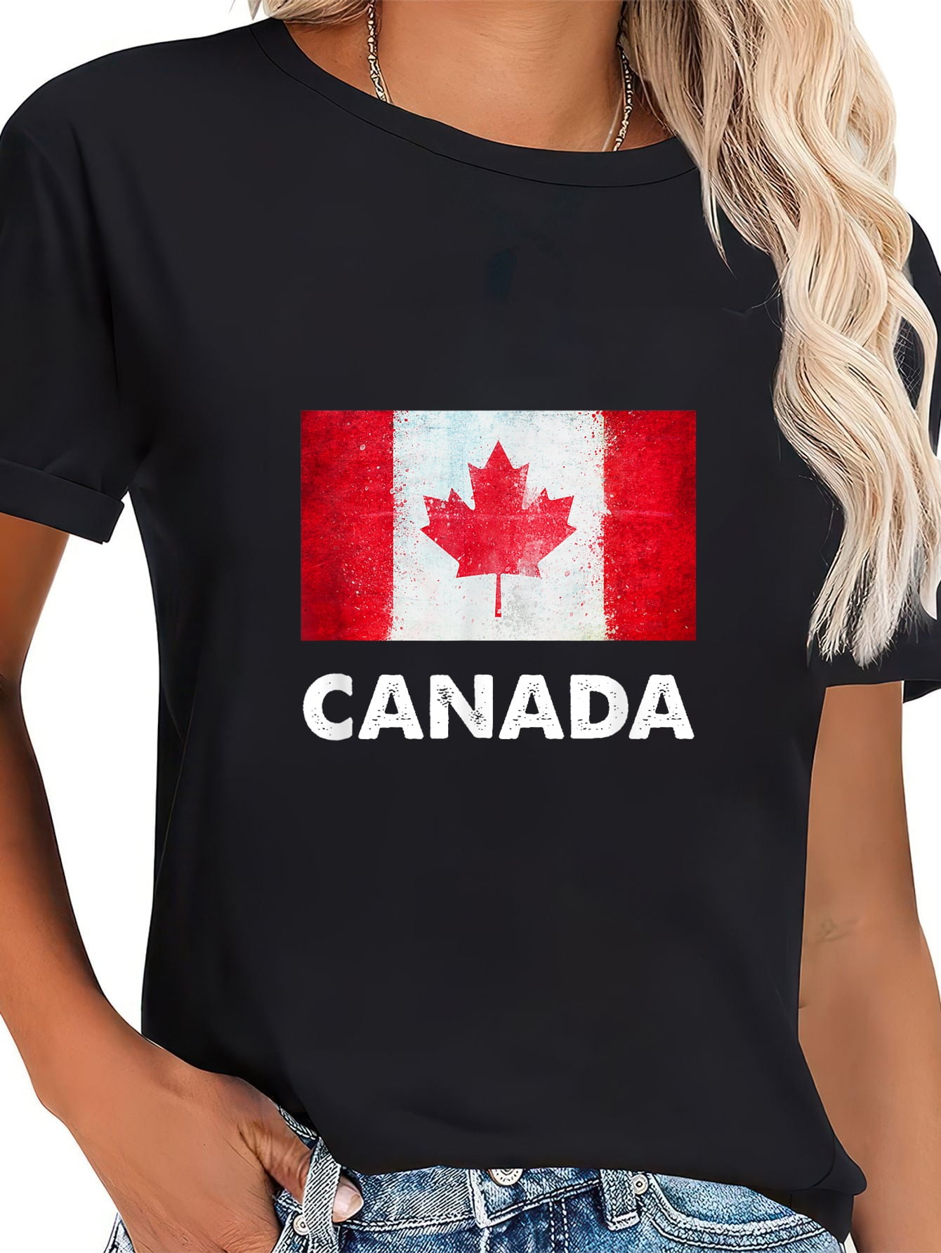 100% Cotton Canada Flag Canadian Shirts Canada Flag Jersey | Canada T ...