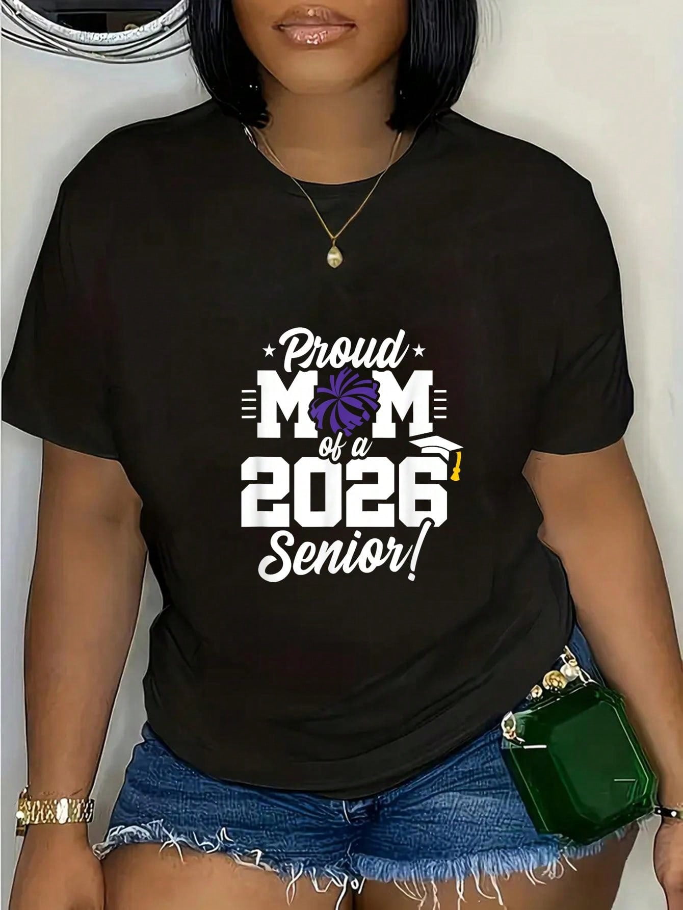 100% Cotton Class Of 2026 - Senior Cheerleader - Cheer Mom - Senior ...
