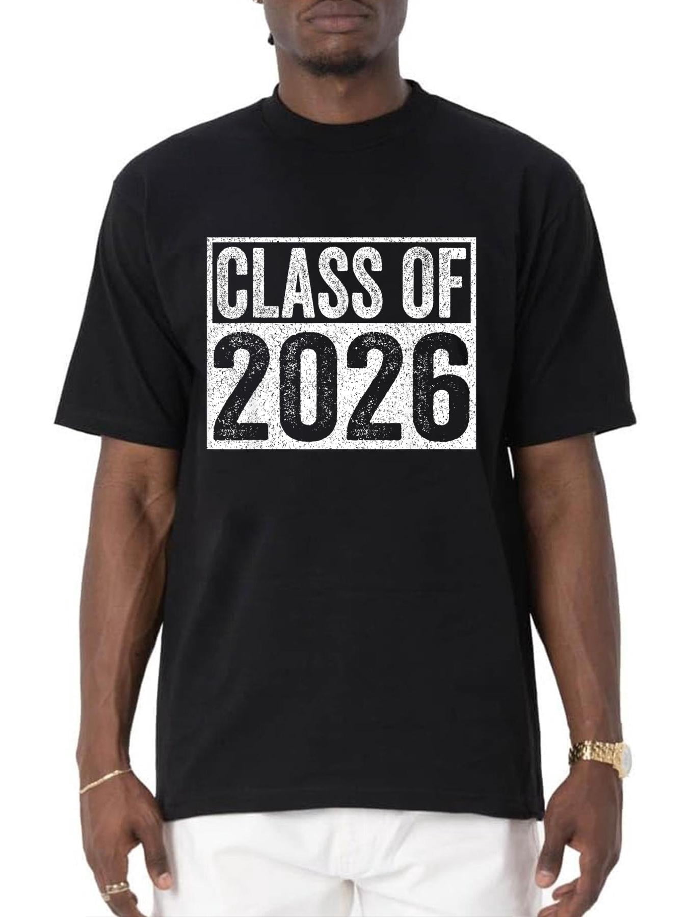 100% Cotton Class of 2026 First Day of School Kindergarten Graduation T ...