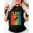 100% Cotton Climb Rock Climber Climbing Vintage Bouldering Retro men ...