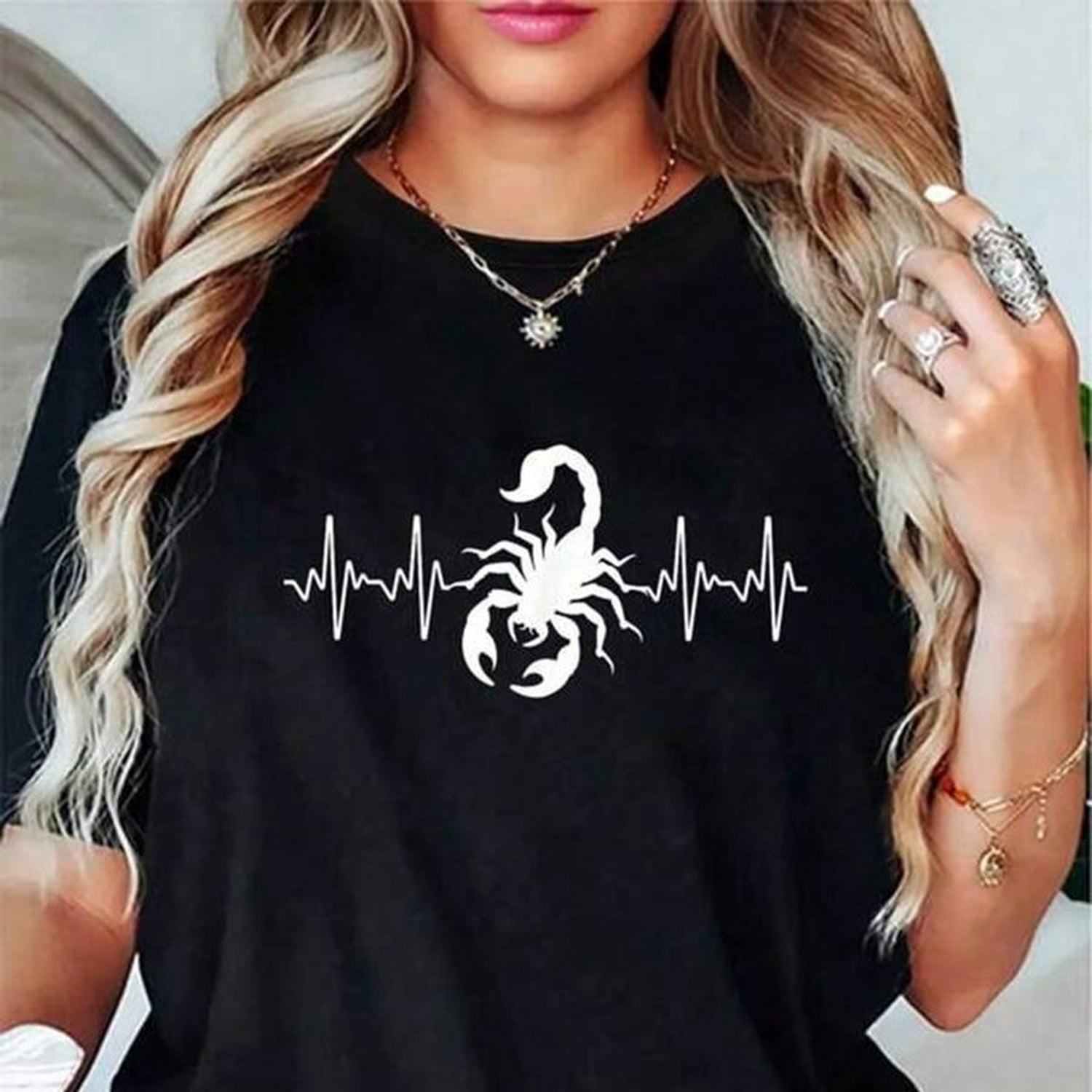 100% Cotton Cool Scorpion Art For M1en WoM1en Scorpio Lover Scorpion T ...