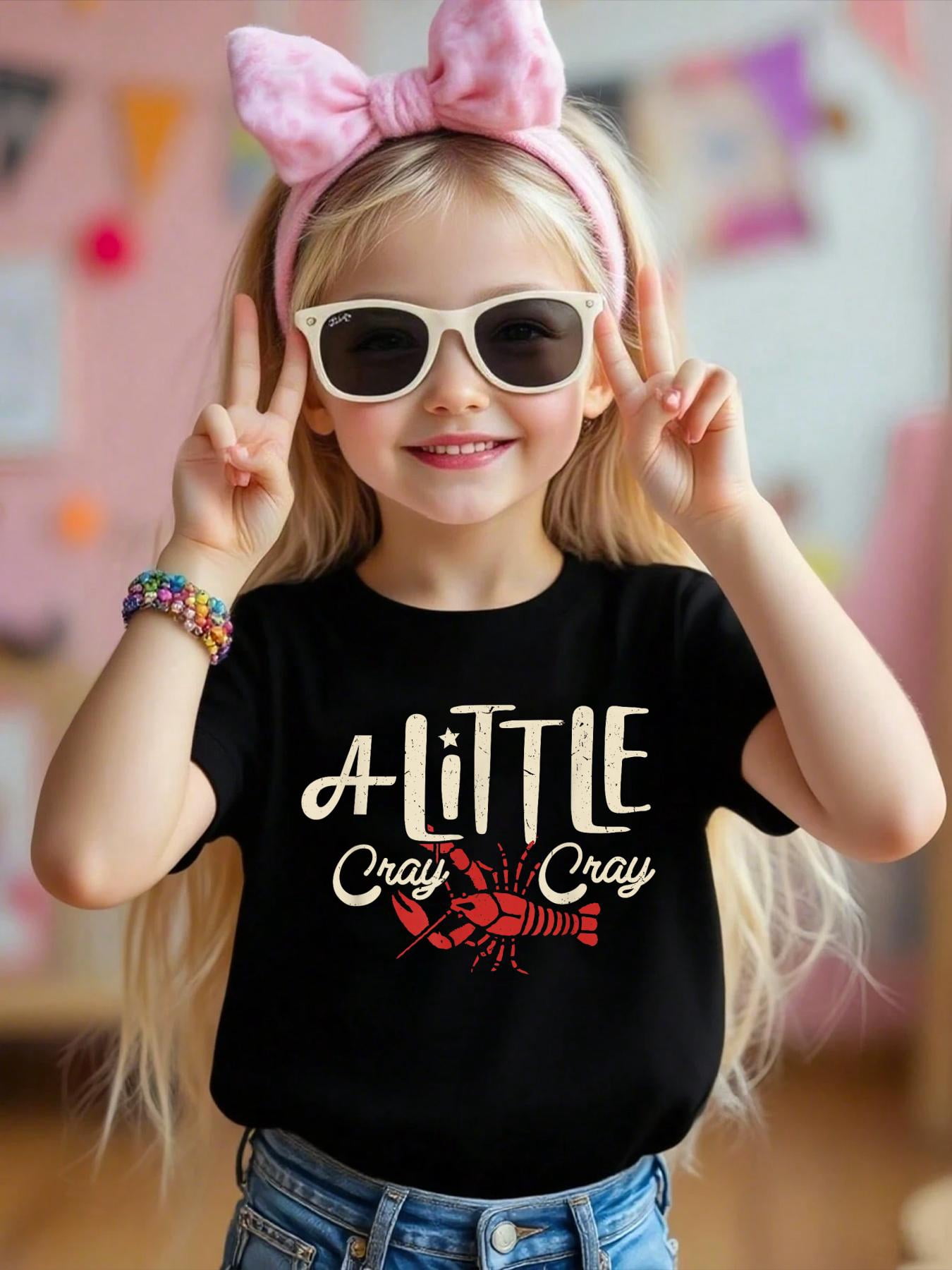 100% Cotton Crawfish Boil Shirt A Little Cray Crayfish Boils Kids T ...