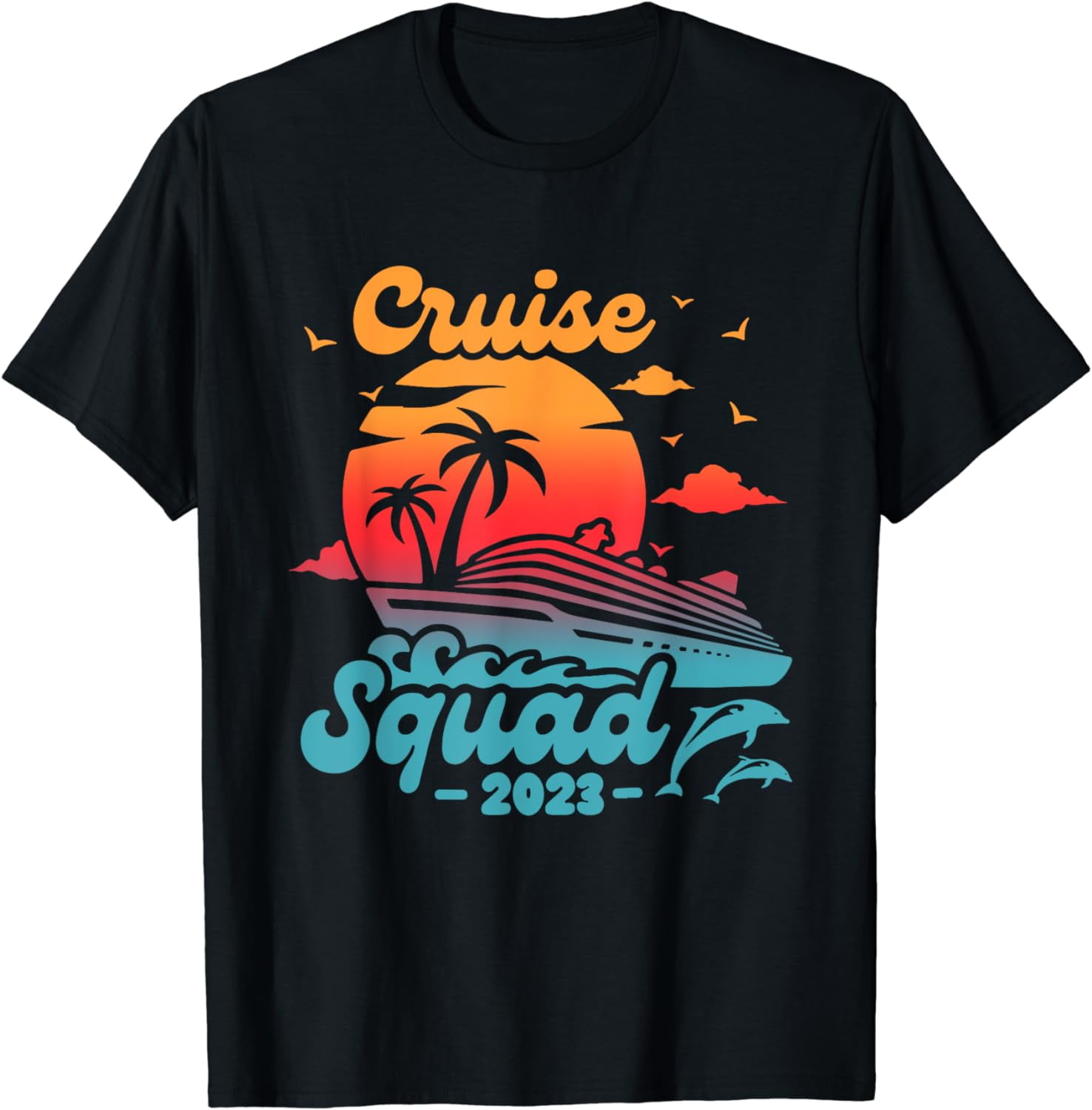 100% Cotton Cruise Squad 2023 Cousin Crew Family Vacation Matching T ...