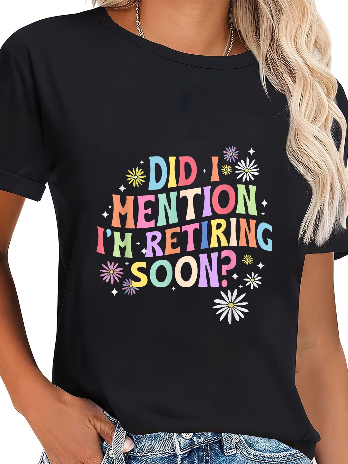 100% Cotton Did I Mention I'm Retiring Soon Retro Groovy Retirement T ...