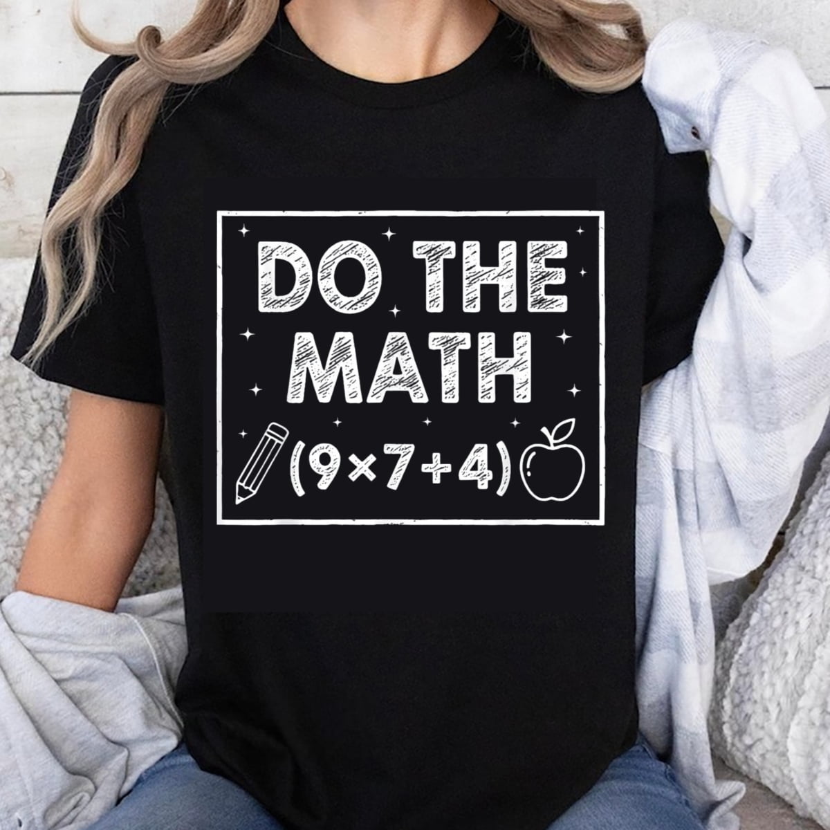 100% Cotton Do The Math Teacher Shirt Funny Math Equation Gift For ...