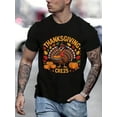 100% Cotton Family Thanksgiving Dinner 2025 Funny Turkey Matching Crew ...