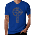 100% Cotton Father's Day Gift for Dad Husband Blessed Dad Christian T ...