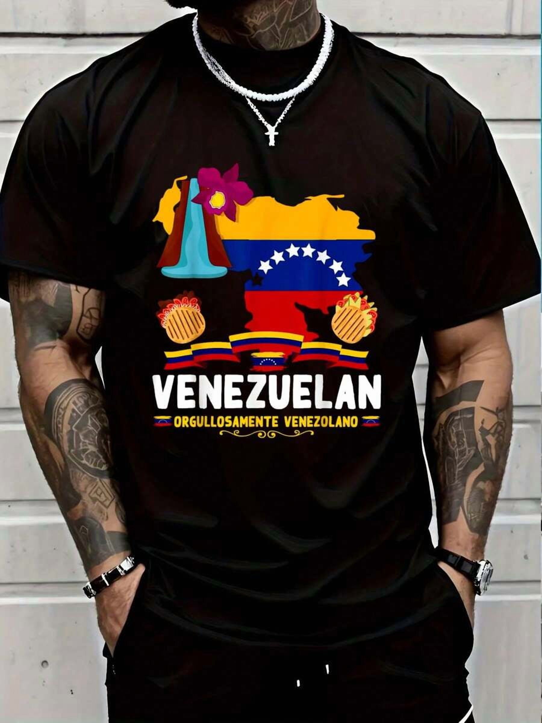 100% Cotton Flag Outfit Idea For Kids With Arepas T-Shirt Women's Men's ...