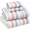 100% Cotton Full Size Bed Sheets, 4 Pieces, Soft & Breathable Percale ...