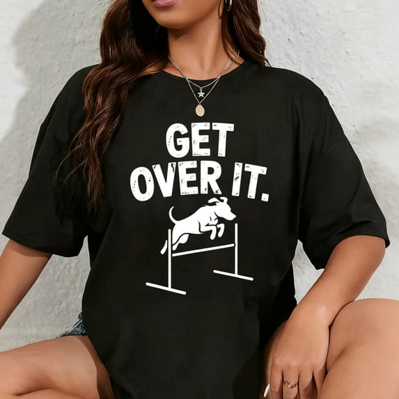 100% Cotton Funny Dog Agility Art for Men Women Dog Trainer Dog ...